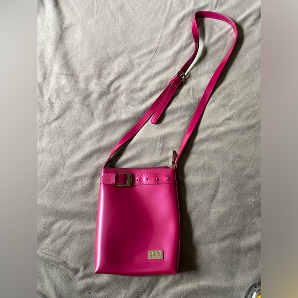 Beijo | Bags | Beijo Classic Cross Body Pink Patent Purse | Poshmark